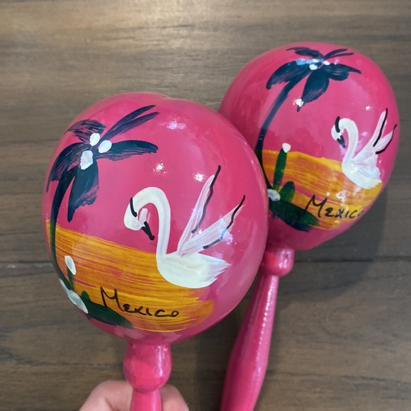 Other | Nwt Authentic Pink Maracas From Mexico | Poshmark